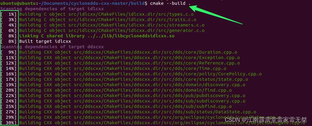 CycloneDDS(C++版本)开源代码在Linux(X86平台)系统上编译生成可执行文件的详细步骤_cyclone dds-CSDN博客
