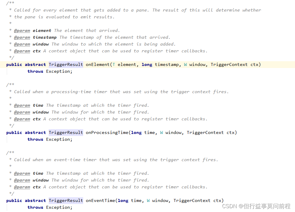 Flink 处理迟到数据trigger、设置水位线延迟时间、允许窗口处理迟到数据、将迟到数据放入侧输出流、代码示例、迟到数据触发窗口计算重复