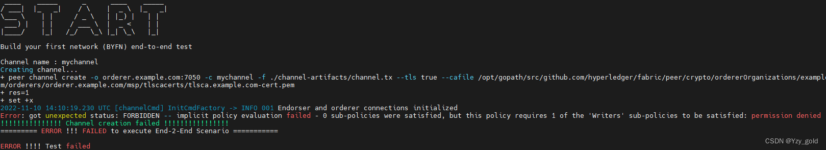 搭建Fabric网络（错误排查版，包成功）_fabric正式网络-CSDN博客