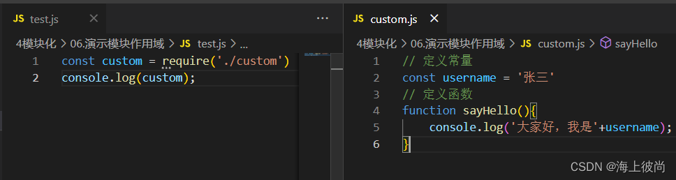 Node.js 模块化与包_nodejs包结构-CSDN博客