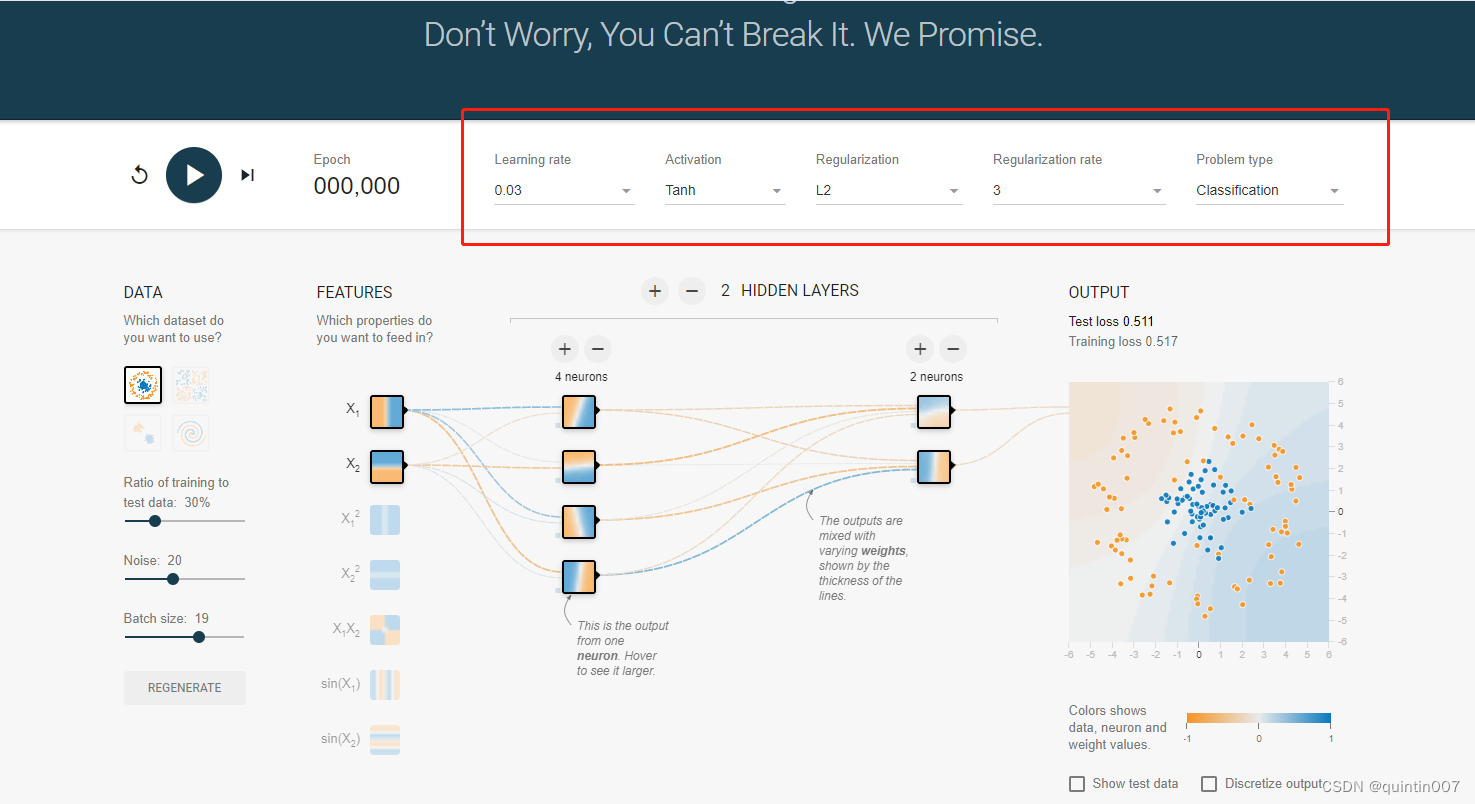 A Neural Network Playground工具使用简述-CSDN博客