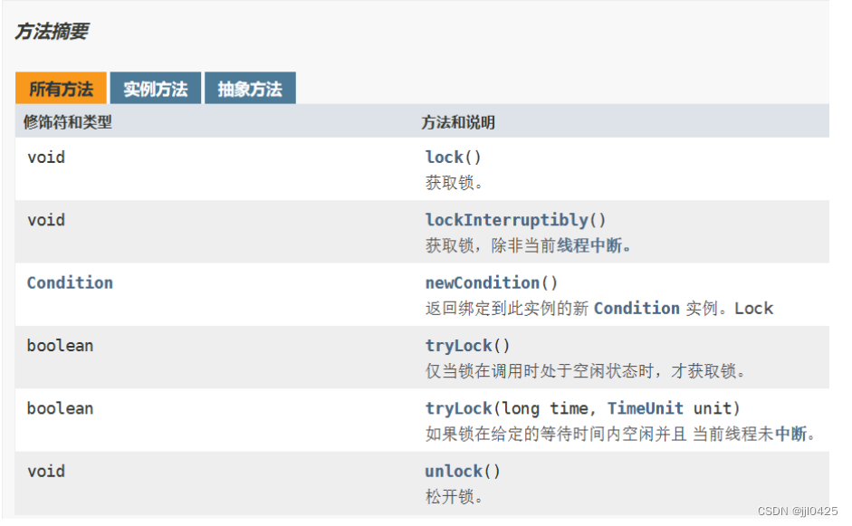 Lock锁的学习-CSDN博客