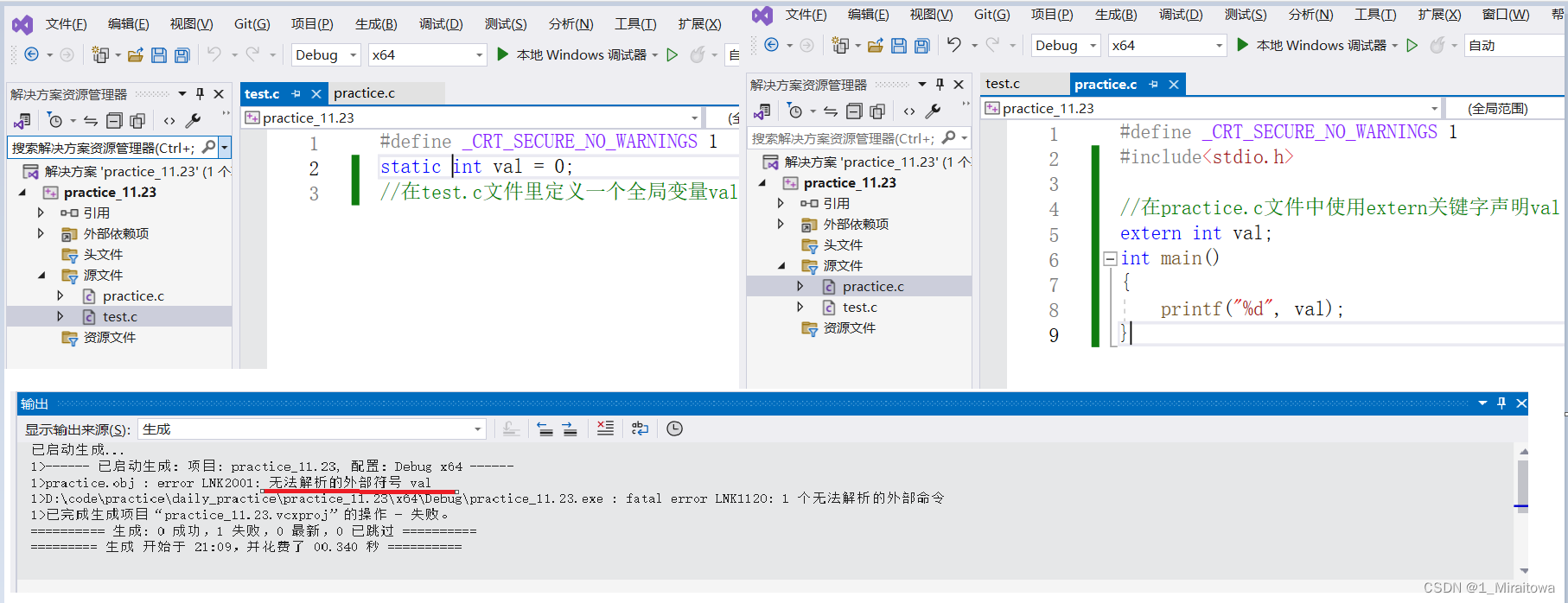 【C语言】static关键字详解（超详细！！入门必看！！）_在c语言中 关于关键字static-CSDN博客