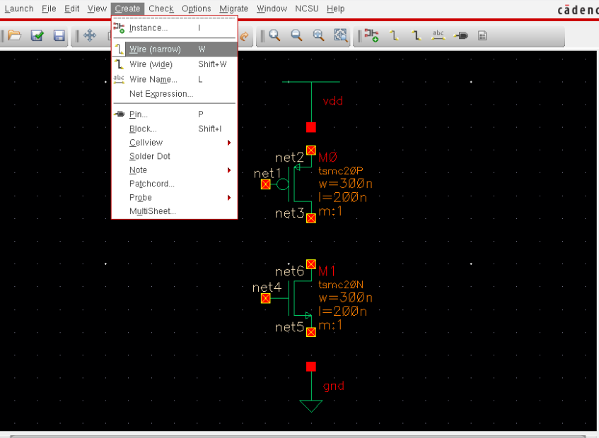 用Cadence Virtuoso绘制反相器教程_valor 联动cadence-CSDN博客
