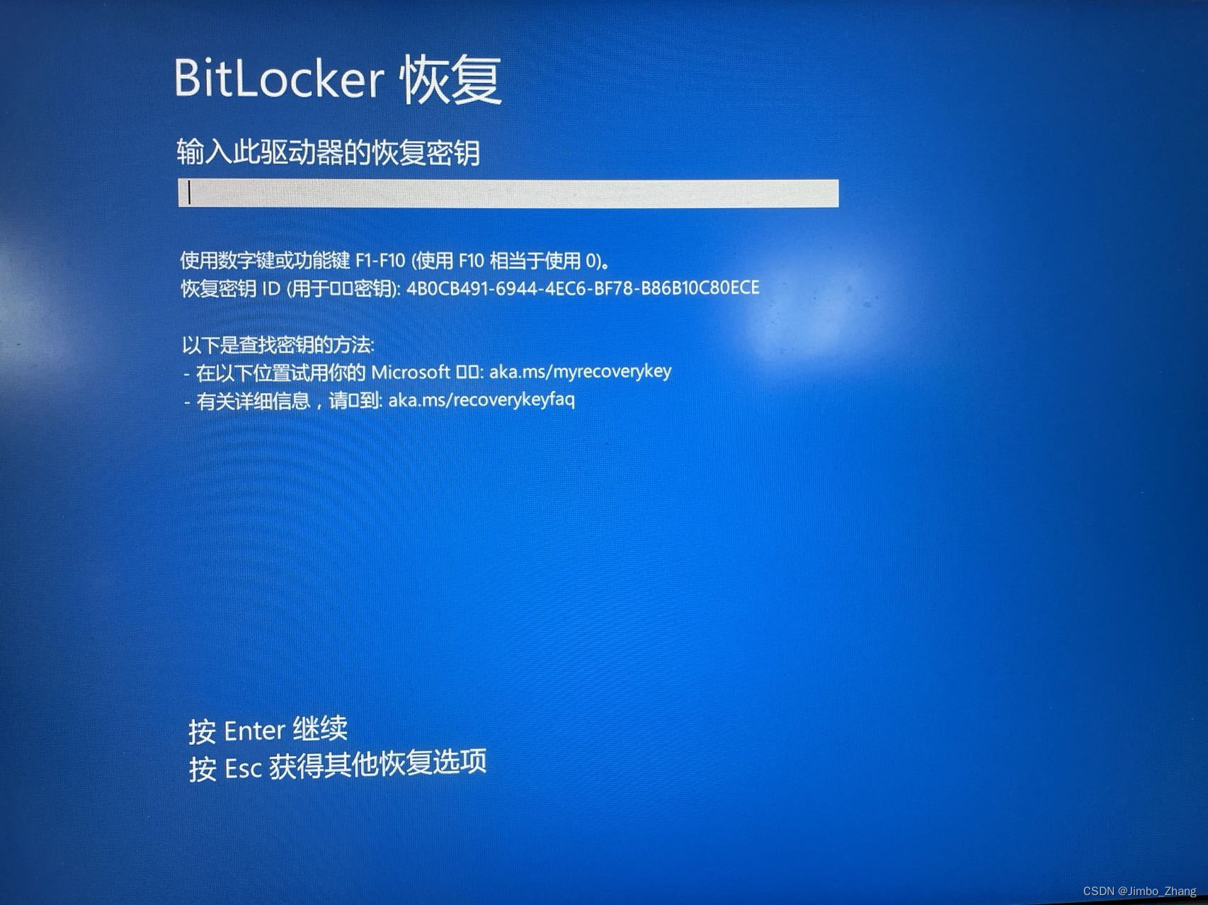 win10找回BitLocker密钥的方法_win10命令提示符通过密码找回bitlocker密匙-CSDN博客