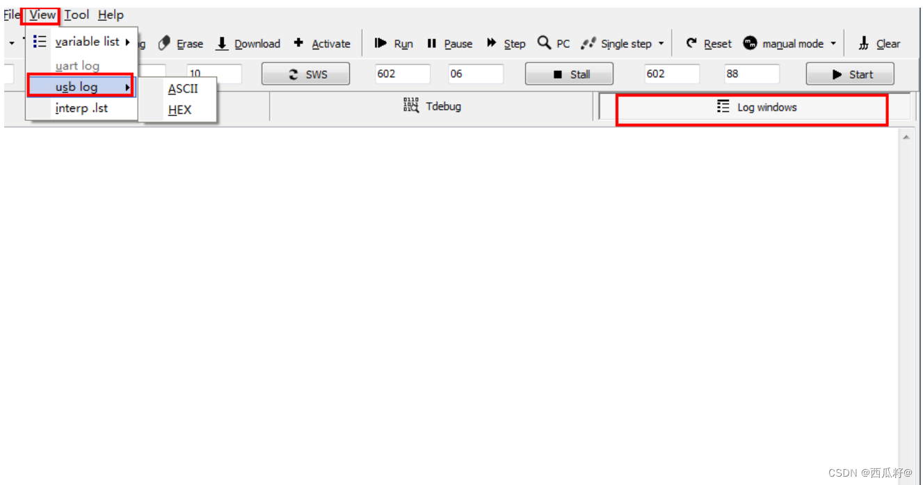 TLSR8258——Debug 查看Log信息的两种方式_tlsr8258 io调试-CSDN博客