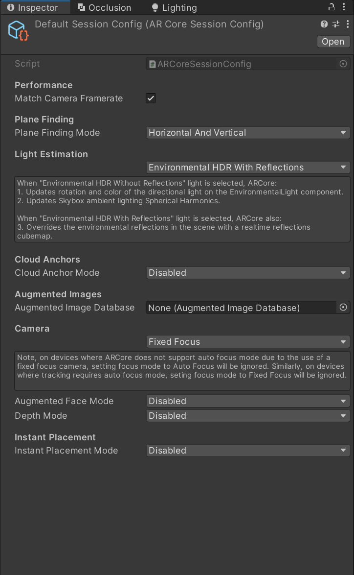 ARCore之路：ARCore 中的 Session Config 配置中的参数介绍_arcore session-CSDN博客
