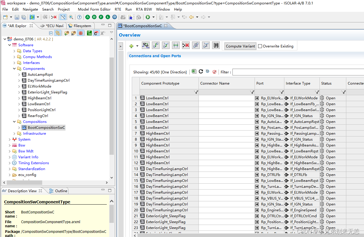 基于simulink模型导出的arxml文件在isolar中配置rte——外灯系统isolar与simulink Csdn博客