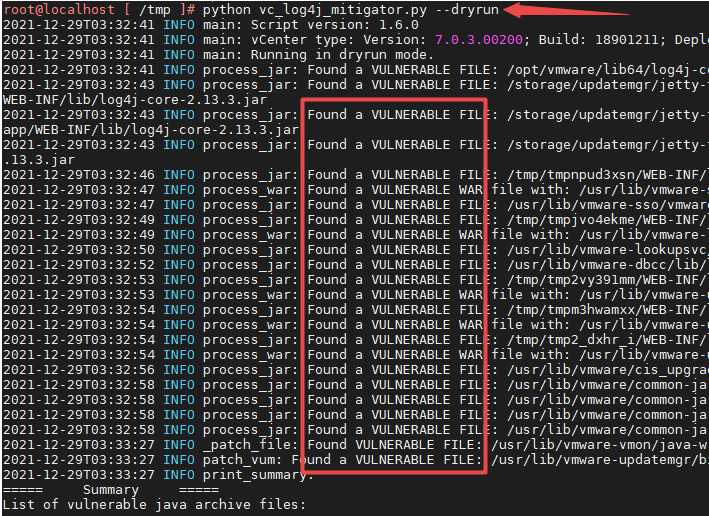 vCenter(VCSA)log4j漏洞发现与修复_vcenter log4j 漏洞-CSDN博客