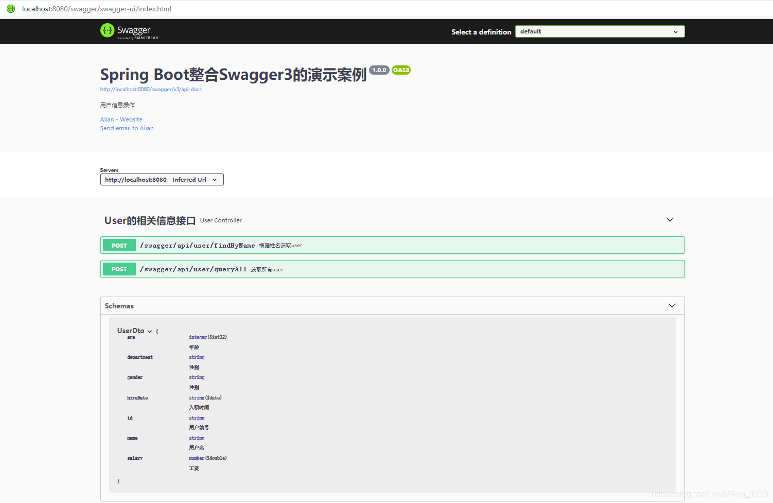 Springboot整合swagger3 0详细使用 Spring 集成swagger3使用 Csdn博客