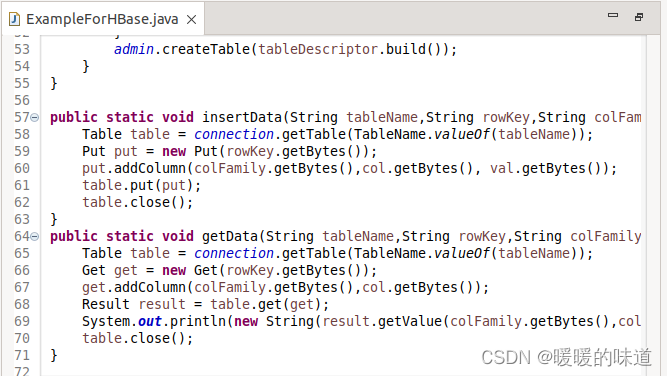 虚拟机中配置hbase以及java Api的调用虚拟机 Hbase配置java Api Csdn博客
