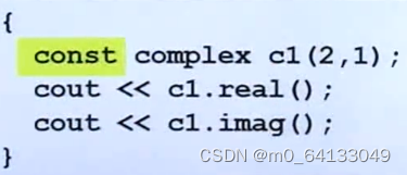 C++侯捷笔记-complex类_c++ complex-CSDN博客