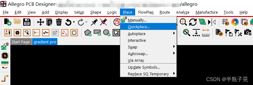 初学Cadence遇到的问题和解决方法3-Quickplace_allegro quickplace点了没反应-CSDN博客