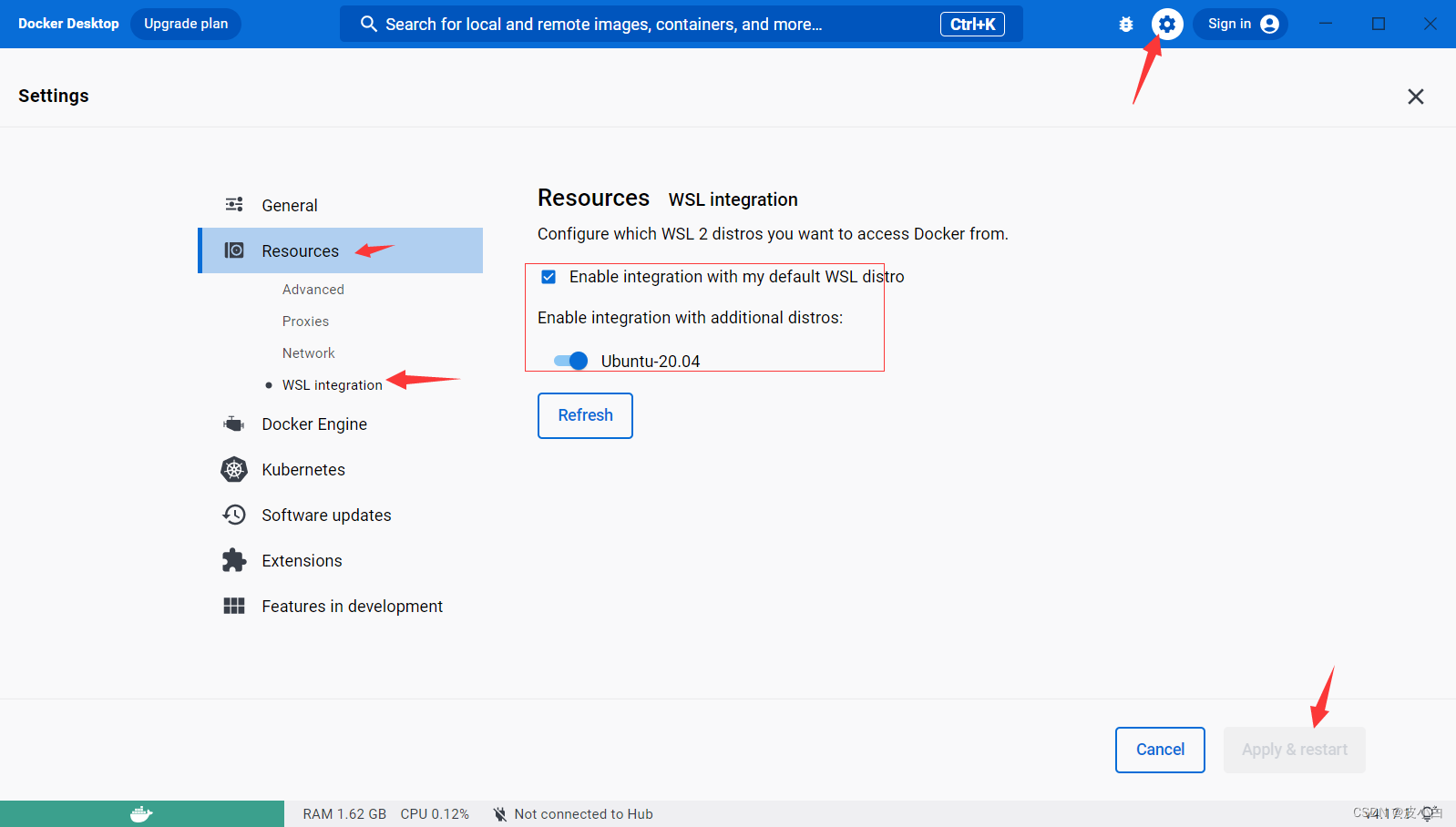 win10 子系统linux 安装docker（docker官方推荐WSL安装）_wsl 2 需要更新其内核组件-CSDN博客