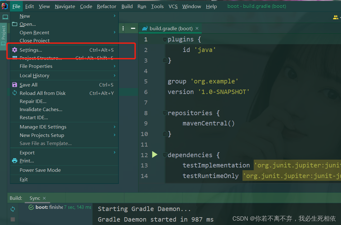 在idea中创建spring boot的Gradle项目并启动（有一个小demo）_idea gradle项目启动-CSDN博客