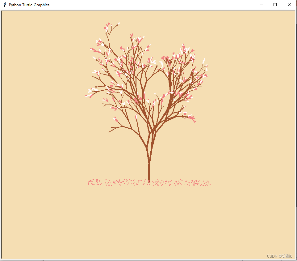 Turtle库使用教程 及 绘制 浪漫樱花 五角星 彩虹玫瑰 谢尔宾斯基三角形 实例python中的turtle画樱花和星星春眠不觉晓hunan的博客 Csdn博客
