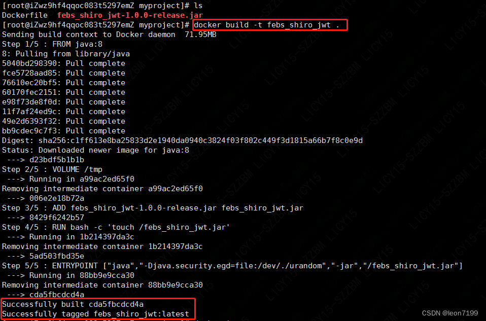 Springboot 项目生成docker镜像文件springboot制作docker镜像 Csdn博客 
