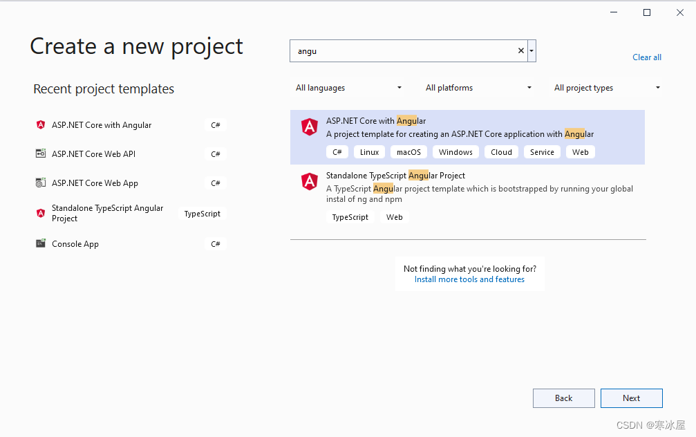 易于学习的net 60和angular——angular模板入门——第1部分c Aspcore Angular Csdn博客