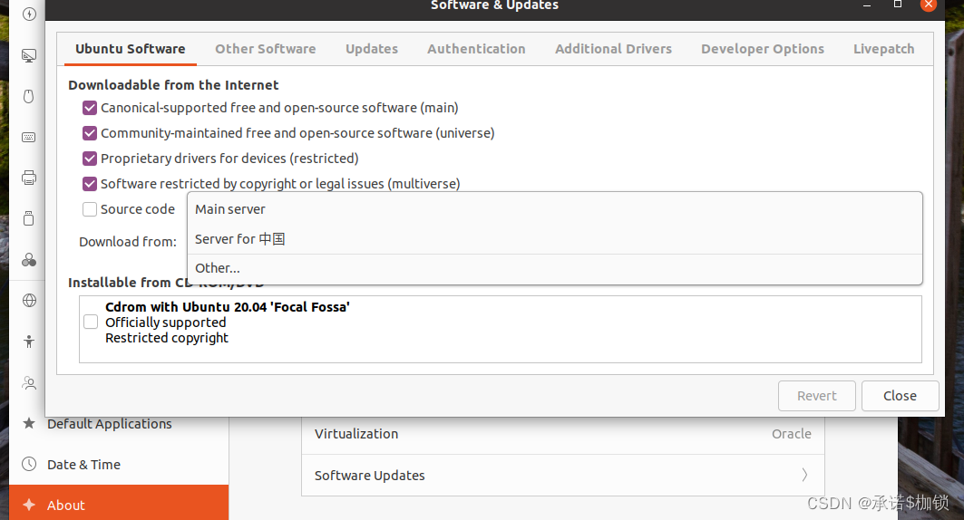 Oracle VM VirtualBox上配置新的Ubuntu20.04_csdn oracal vm virtualbox-CSDN博客