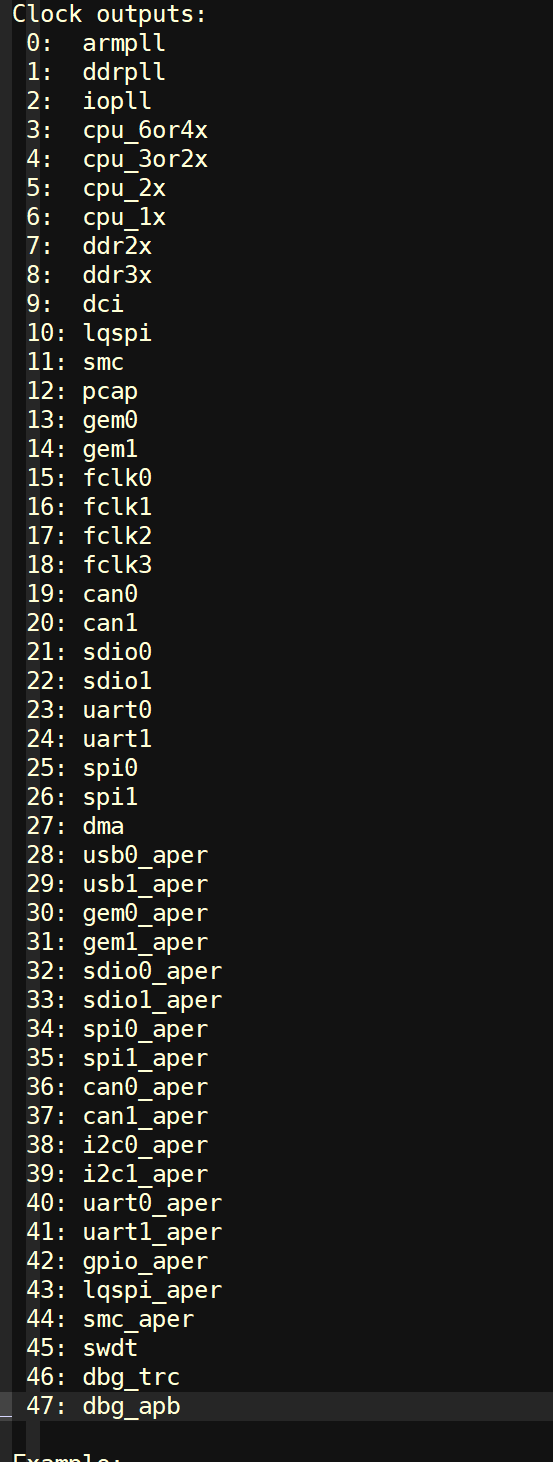 zynq7000 clk 设备树时钟对照表_linux zynq 设备树 时钟-CSDN博客
