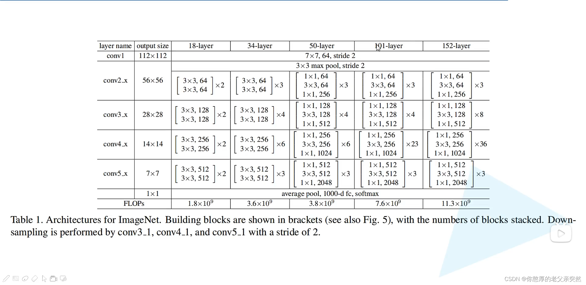 ResNet网络详解_resnet的几个系数-CSDN博客