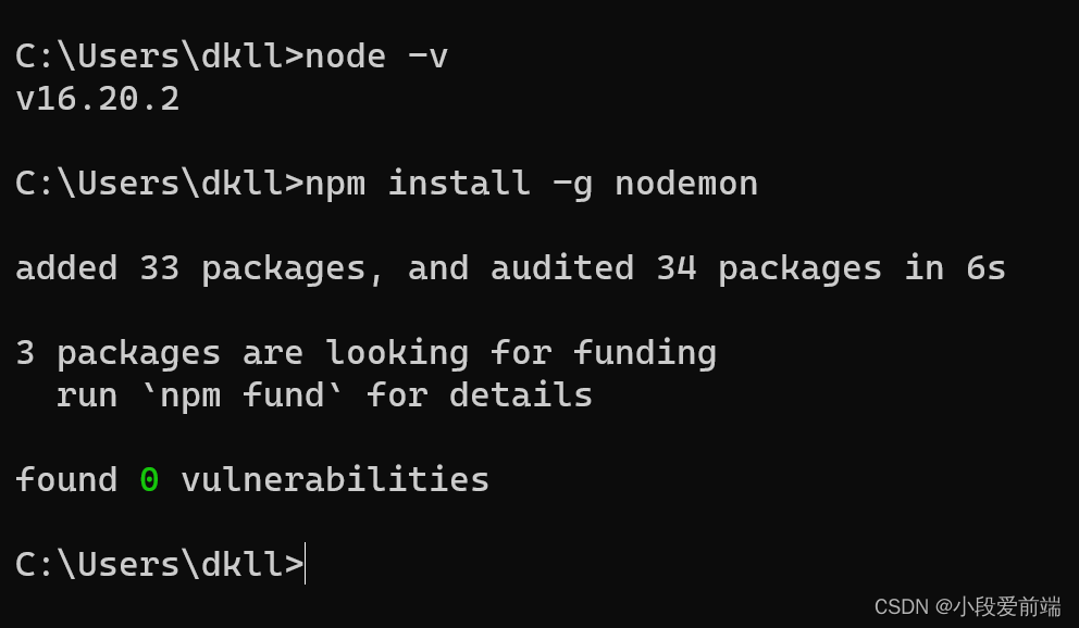 【异常-Node】使用nodemon命令报错‘nodemon‘ 不是内部或外部命令，也不是可运行的程序 或批处理文件_nodemon' 不是内部或外部命令,也不是可运行的程序 或批处理文件 ...