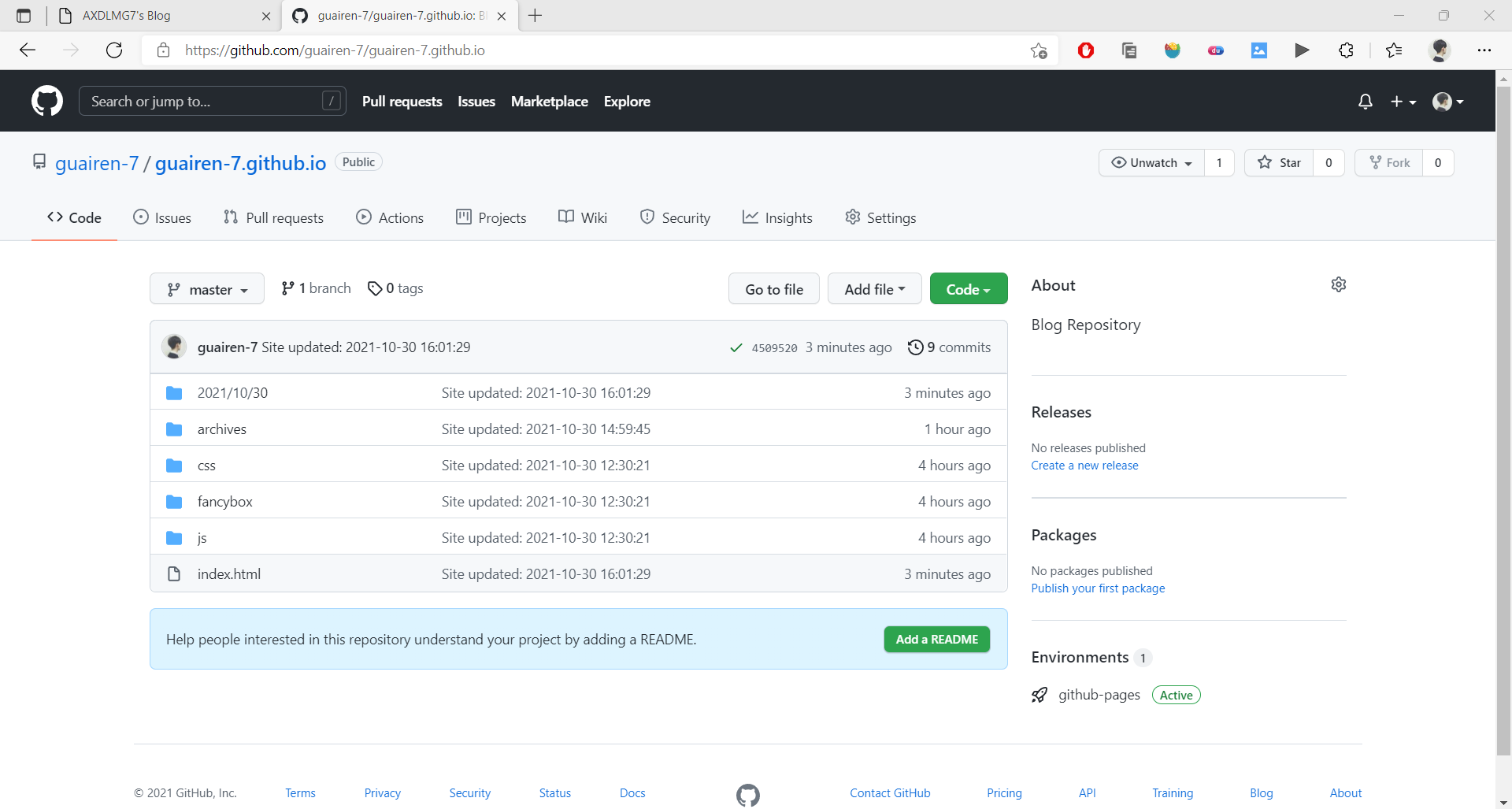 【Hexo】+【Github】搭建blog_yamlexception: duplicated mapping key-CSDN博客