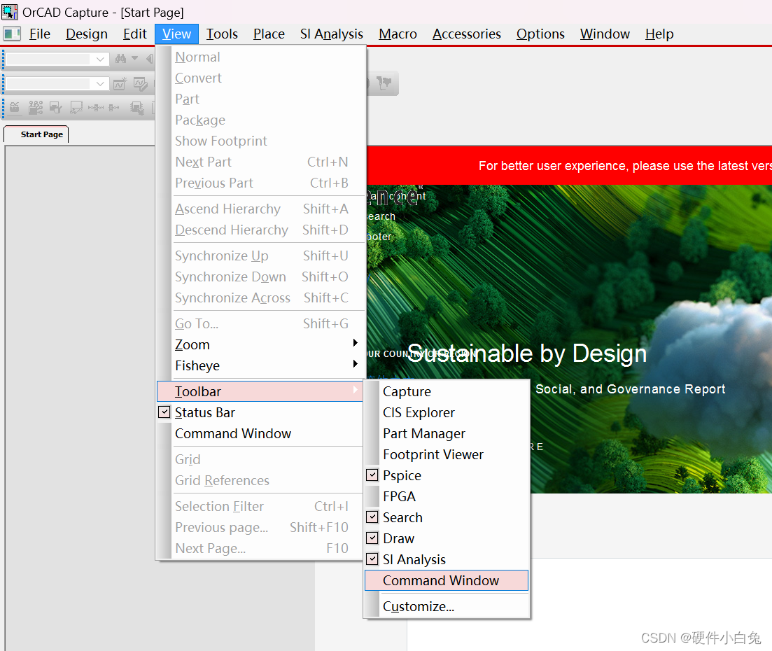CADENCE关闭Start page方法-CSDN博客