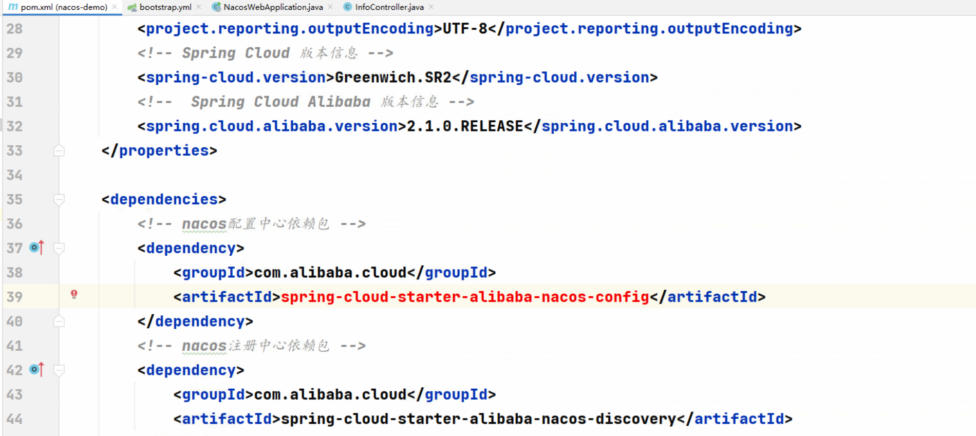 【项目】基于SaaS的餐掌柜项目实战 阶段一 基于SaaS的餐掌柜项目实战 第1章 基础架构搭建 3 技术预研 3.2 注册中心+配置中心 ...