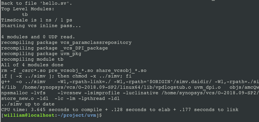 UVM学习之路（3）— 基于UVM的第一个Hello程序_vscode uvm的插件-CSDN博客