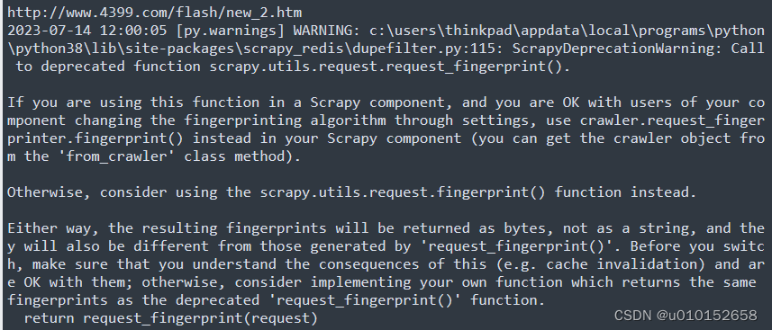 Scrapy爬虫框架案例学习之一（爬取4399游戏网站写入Redis数据库）_scrapy爬h5游戏-CSDN博客