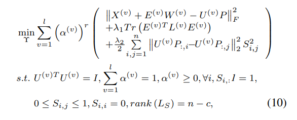 多视图聚类（+incomplete multi view cluster)_打小就聪明w的博客-CSDN博客