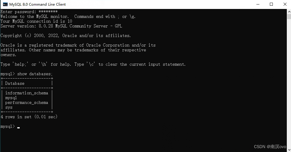 【mysql安装】mysql数据库的安装mysql 80 Command Line Client Csdn博客