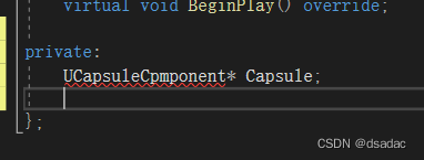 【学习】C++&UE 为Pawn创建胶囊碰撞组件（capsule component)_ue中的capsule component (collisioncylinder) (inherit ...