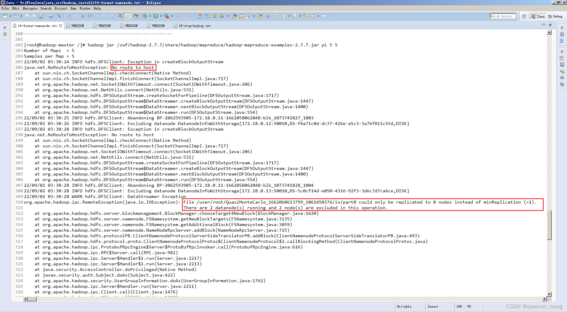 hadoop File could only be replicated to 0 nodes instead of minReplication (=1).-CSDN博客