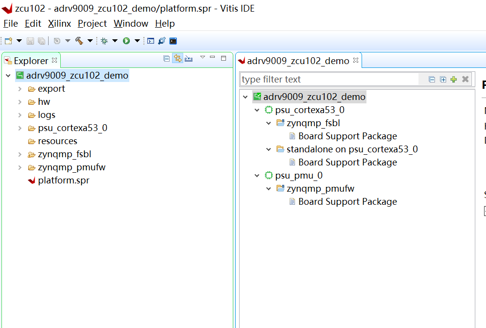 ADRV9009 与 zcu102搭建ADI的no os项目_vitis打开advr9009文件-CSDN博客