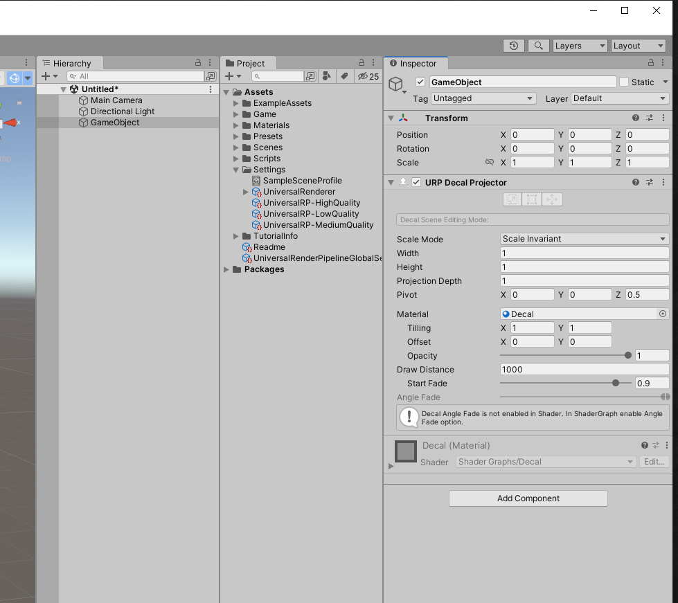 Unity URP贴花系统的简单使用_urp decal projector-CSDN博客