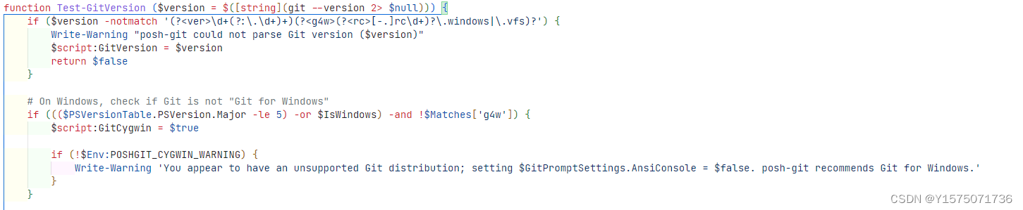 关于“setting $GitPromptSettings.AnsiConsole = $false. posh-git recommends Git for Windows.“ 问题的解决 ...