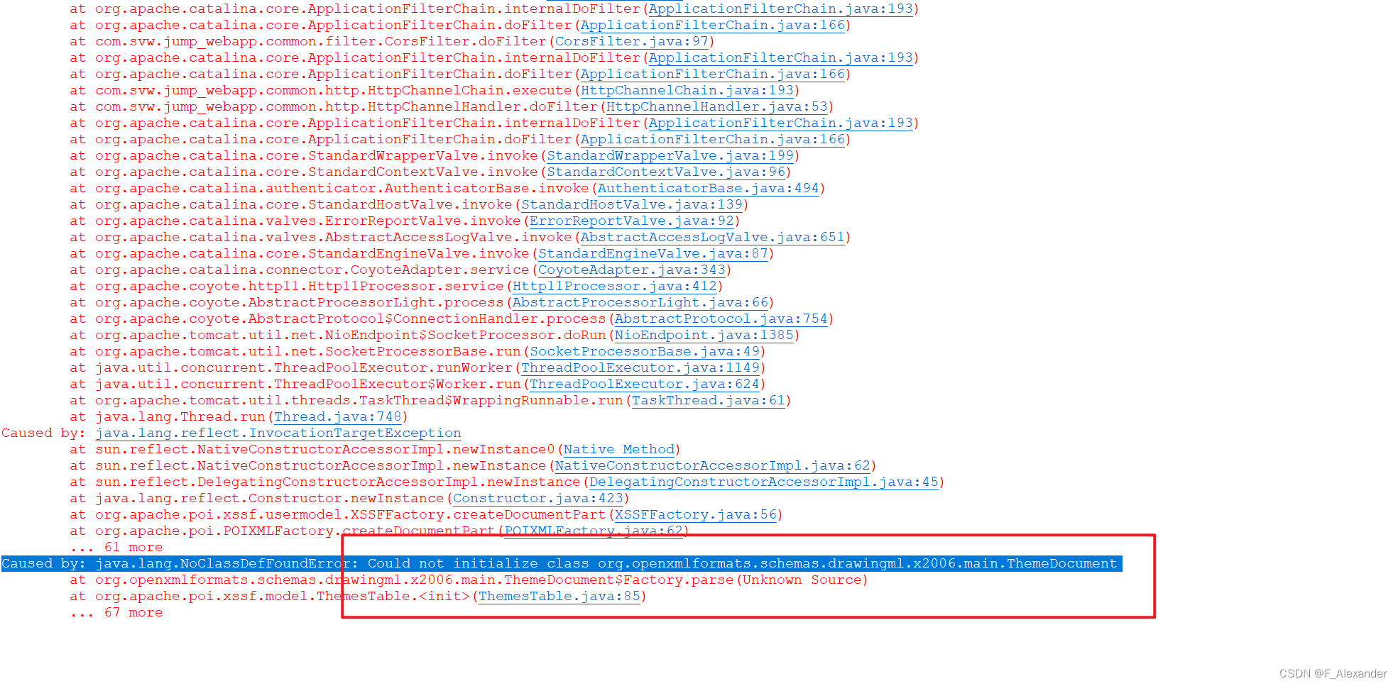 Java Lang Classnotfoundexceptior Org Apache Xmlbeans Impl Schema Documentfactory Org Apache