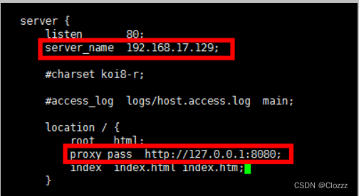 Nginx实例配置详解nginx配置实例 Csdn博客