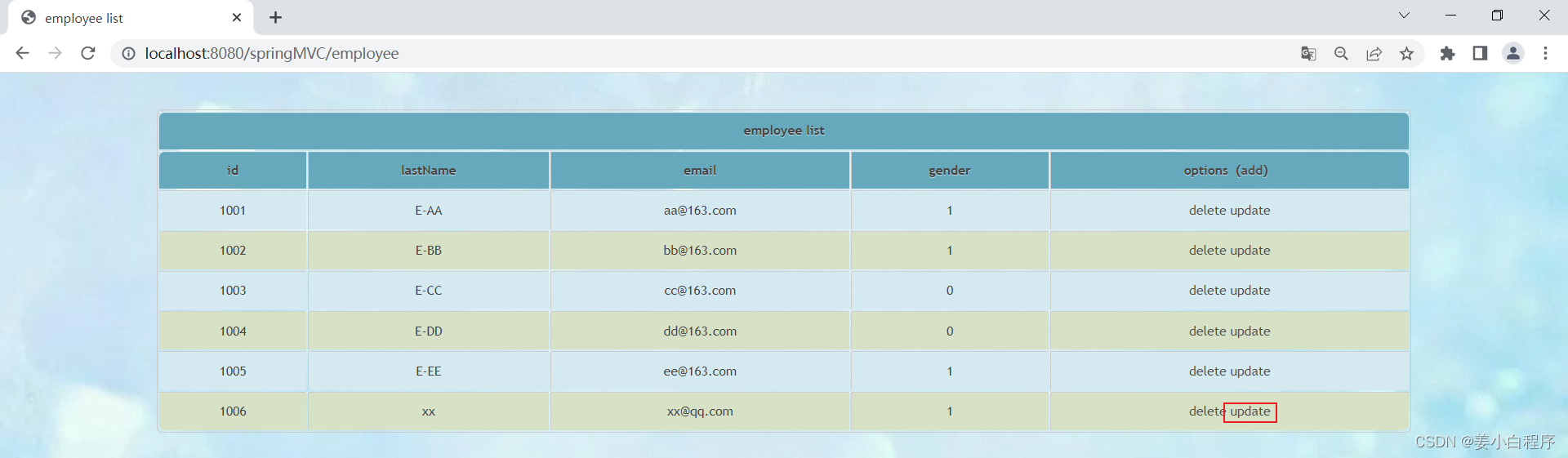 (续)SSM整合之springmvc笔记(RESTful之RESTful案例)（P148-153）-CSDN博客