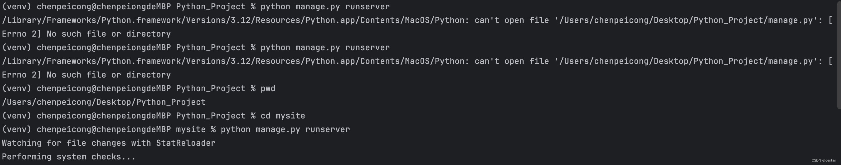 【django】常见错误原因及解决办法一:python Managepy Runserver,无法启动djangopython Managepy Runserver Localhost