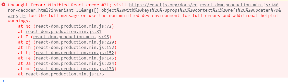 初学React-报错_for the full message or use the non-minified dev e-CSDN博客