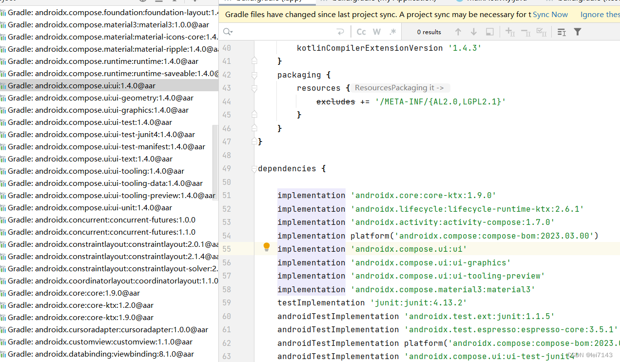 layout inspector -- Could not download androidx.compose.ui:ui-android:1.5.2 from maven.google ...
