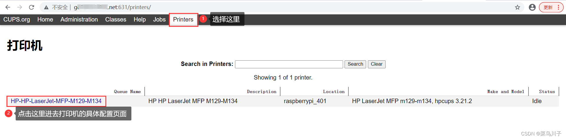 树莓派配置CUPS远程打印服务_树莓派 cups-CSDN博客
