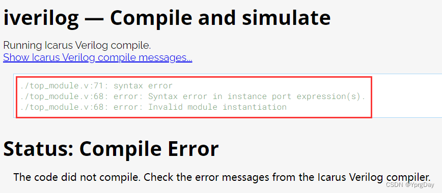 【在线仿真】使用HDLBits进行FPGA代码在线综合仿真以及时序图生成_verilog在线仿真-CSDN博客
