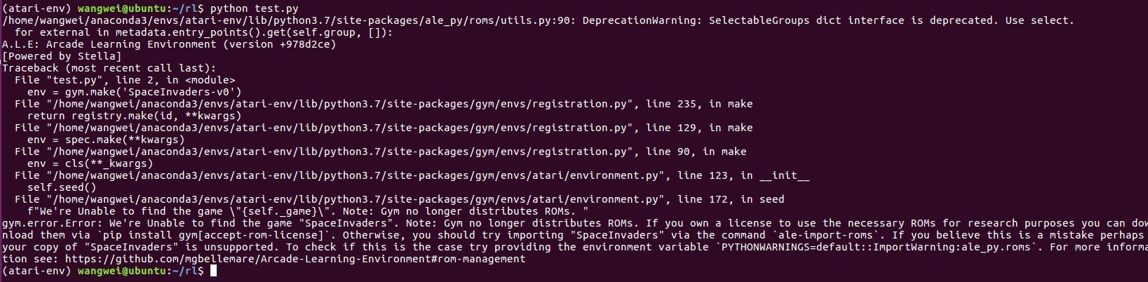 linux安装atari环境实录-CSDN博客