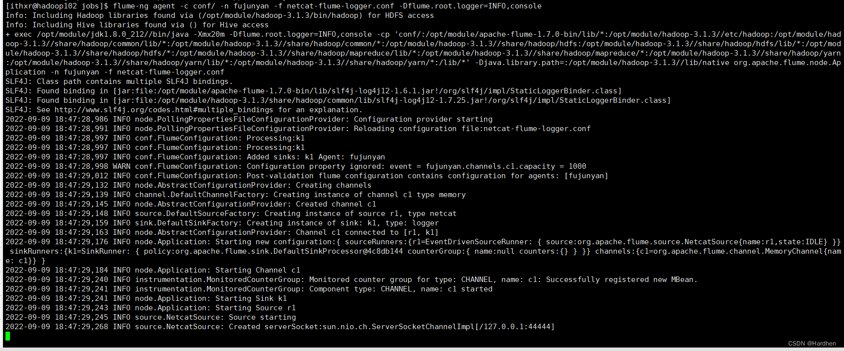 Flume netcat 监听端口44444操作_nc 192.168.197.35 44444-CSDN博客