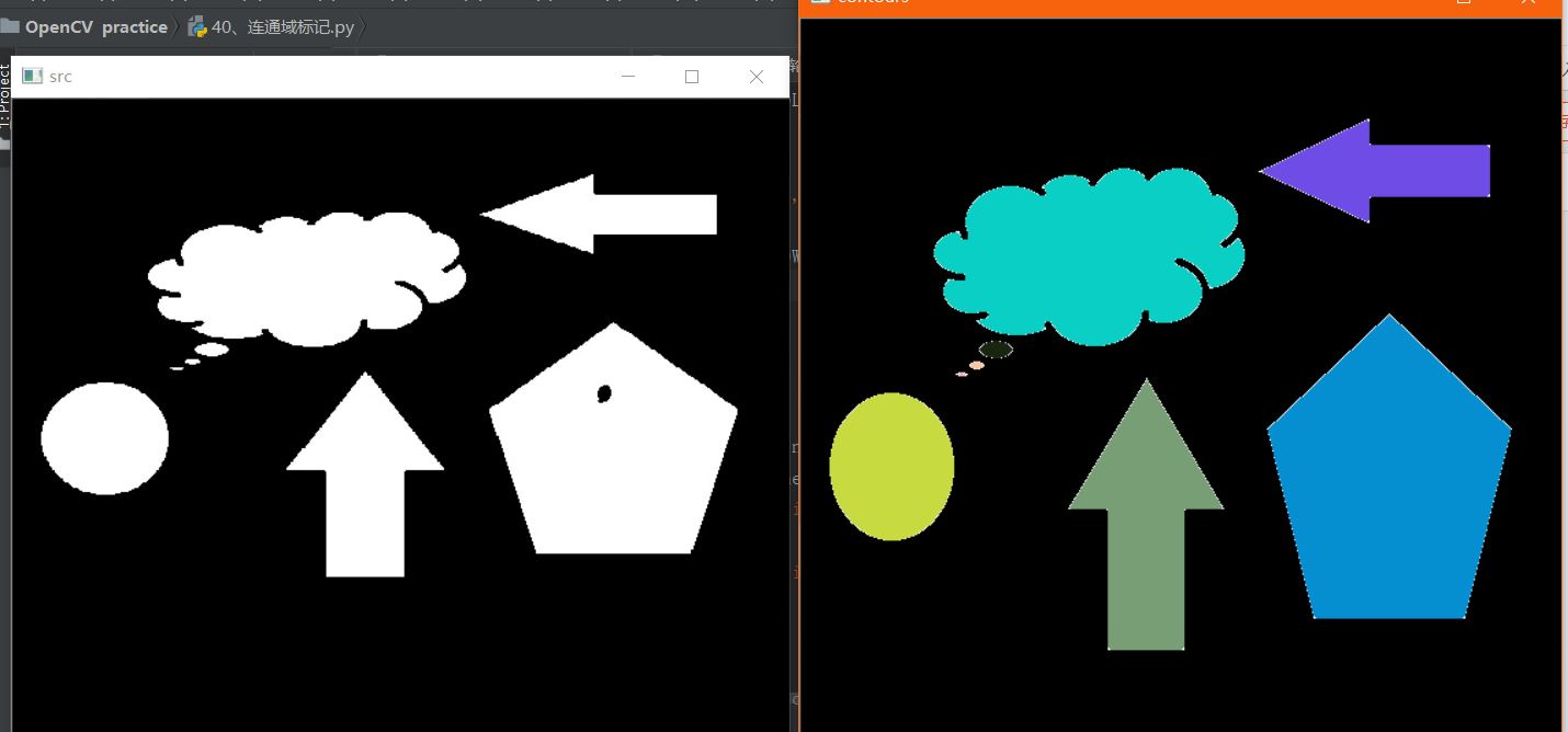 033-OpenCV轮廓查找与绘制、孔洞填充、连通域标记_opencv 寻找有空洞的轮廓-CSDN博客