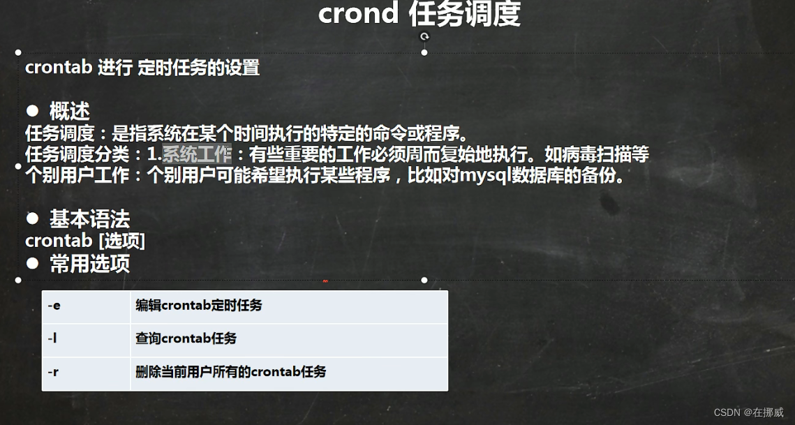 linux之crond任务调度-CSDN博客